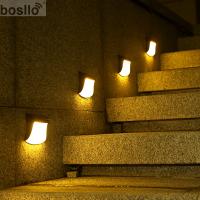 China Black Color Solar Sensor Wall Light 2V 160mA Wall Mounted Solar Lights IP55 for sale