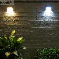 China Black Color Solar Sensor Wall Light 2V 160mA Wall Mounted Solar Lights IP55 for sale
