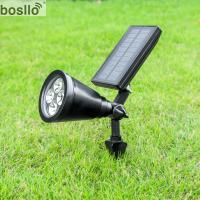 China IP65 Waterproof Outdoor Solar Security Lights 1W LED Garden Spotlights​ for sale