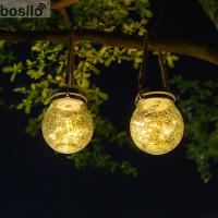 China IP55 Waterproof Crystal Solar Lights Warm Light 3000k CE Certificate for sale