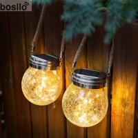 China 3000K Decorative Solar Lamp Solar Powered Lamp With Glass Plastic Cap for sale
