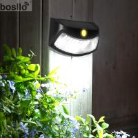 China IP65 Solar Wall Lamps Warm Light 3000K Wall Mount Solar Lights for sale