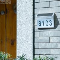 China Stainless Steel Outdoor Solar Lamps 5V 300MA Decorative Solar Wall Lights for sale