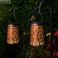 China OEM Decorative Outdoor Solar Lights 1.2V 1600MAH Solar Wrought Iron Lamp for sale
