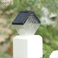 China RoHS Decorative Solar Lamp Transparent ABS PC Solar Garden Lamps for sale
