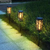 China Warm Light 3000K Solar Garden Lights Decorative Floor Mounted IP44 for sale