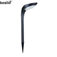 China BLACK Outdoor Solar Pathway Lights with 750mAh Battery Capacity for sale