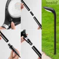 China BLACK Outdoor Solar Pathway Lights with 750mAh Battery Capacity for sale