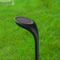 China BLACK Outdoor Solar Pathway Lights with 750mAh Battery Capacity for sale