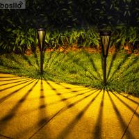 China White Light 6000K Solar Powered Garden Lights Waterproof 6-8 Hours Charging Time for sale