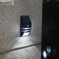 China Stainless Steel ABS PC Solar Induction Lamp White Light 6000K 15s Induction Time for sale