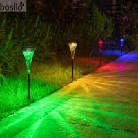 China Solar Powered Decorative Garden Light With 8 Hours Working Time / Light Control for sale