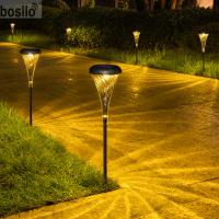 China Long Working Time Outdoor Solar Powered Lights With RGB Warm White Light ABS PS Shell for sale