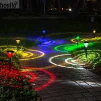 China Outdoor Lighting Solarpowered Garden Lights with 5LM Brightness and ABS PS Material for sale