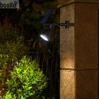 China IP65 Waterproof Solar Outdoor Lamps 350LM/150LM Two Modes Always On 4-6h/8-10h for sale