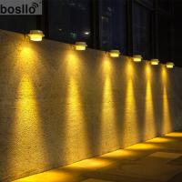 China Outdoor LED Light Source Solar Wall Lamps for Patio Wall Eco-Friendly Design for sale