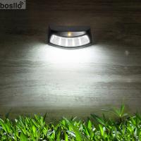 China Solar Wall Lamps Monocrystalline Silicon 2V 200MA 0.4W Copper Black IP65 Waterproof for sale