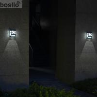 China Outdoor Lighting Solar Wall Lights with 2V 100W 0.2W Monocrystalline Silicon Panel and 6-8 Hours Charging Time for sale