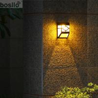 China Outdoor Lighting Solar Wall Lights with 2V 100W 0.2W Monocrystalline Silicon Panel and 6-8 Hours Charging Time for sale