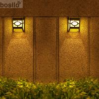 China Outdoor Lighting Solar Wall Lights with 2V 100W 0.2W Monocrystalline Silicon Panel and 6-8 Hours Charging Time for sale