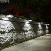 China Black / White Solar Wall Lamps with Light Control Function 8-10 Hours Working Time for sale