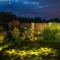 China Solar Garden Lamps RGB Waterproof solar garden lights IP65 Smart solar garden lights with motion sensor for sale