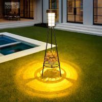 China Solar Garden Lamps Dual-Power Solar Lamps White Light/ Warm Light Metal ABS PVC for sale