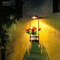 China Solar Wall Lamps Solar Plant Stand Wall Lights Waterproof Solar Wall Lights for Balcony for sale