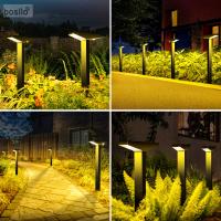 China Solar Powered LED Garden Lights 12*3.4*32 Cm Product Size with Battery Included for sale