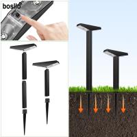 China 50 Lumens Solar Garden Lights Black and Eco-Friendly for Pathways for sale