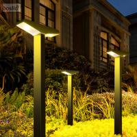 China 50 Lumens Solar Garden Lights Black and Eco-Friendly for Pathways for sale