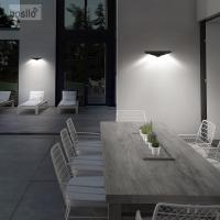 China Modern and Lightweight Solar Wall Light 0.25kg Color Temperature 6000K White Light or 3000K Warm Light for sale