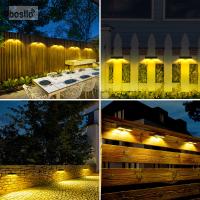 China Wall Mounted Solar Garden Lights , Solar Powered LED Wall Light with 6000K White Light for sale