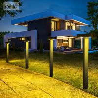 China Auto On/Off LED Light Source Solar Powered Outdoor Garden Fence Lights for Waterproof Illumination for sale