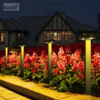 China Auto On/Off LED Light Source Solar Powered Outdoor Garden Fence Lights for Waterproof Illumination for sale