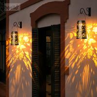 China Outdoor Garden Lights Wall Mount Solar Lights Powered by Monocrystalline Silicon Panel for sale