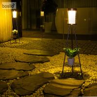 China Waterproof Solar Floor Lamp For Garden NIMH Rechargeable Battery and Solar Powered Outdoor Lights for sale