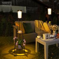 China Powerful Solar Garden Light with 3.7V 1200mAh Battery Capacity and USB Charging for sale