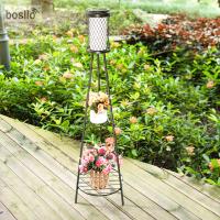 China Powerful Solar Garden Light with 3.7V 1200mAh Battery Capacity and USB Charging for sale