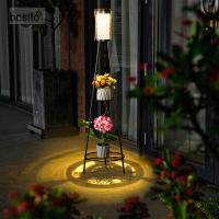 China Waterproof Two-charge Solar Flower Stand Lights Suitable For Christmas And Halloween for sale