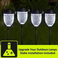 China Upgrade Your Outdoor Space with Solar Garden Lamps Stake Installation Battery Included for sale