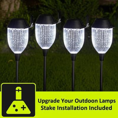 China Upgrade Your Outdoor Space with Solar Garden Lamps Stake Installation Battery Included for sale