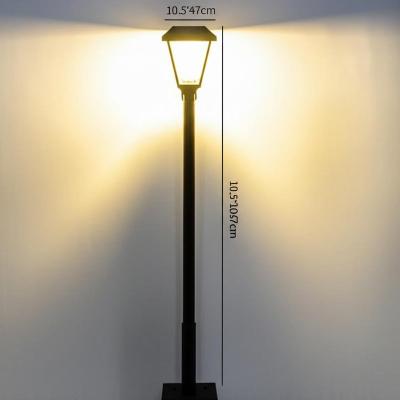 China Energy-Saving and Eco-Friendly Outdoor Solar Lights in Warm White 10.5*10.5*47cm Size for sale