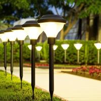 China Stake Solar Garden Lamps Warm White 6-8 Hours Charging Time Improve Your Outdoor Space for sale