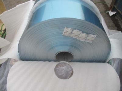 China Air Conditioner Aluminium Fin Stock 0.12mm Various Width With Blue / Golden for sale