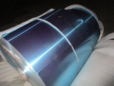 China Air Conditioner Epoxy / Hydrophilic Coated Aluminium Fin Strip With Blue , Golden for sale