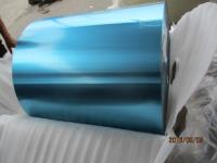 China Blue , Golden Epoxy , Hydrophilic Coated Aluminium  Fin Strip For Air Conditioner  0.145mm  Thickness for sale