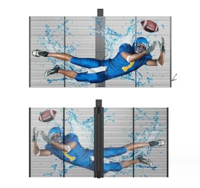 China Contrast Ratio 5000 1 Indoor Transparent LED Screen Customize Screen Type 100000 Hours Lifespan Ideal for Retail Displays and Corporate Events for sale