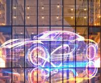 China Contrast Ratio 5000 1 Indoor Transparent LED Screen Customize Screen Type 100000 Hours Lifespan Ideal for Retail Displays and Corporate Events for sale