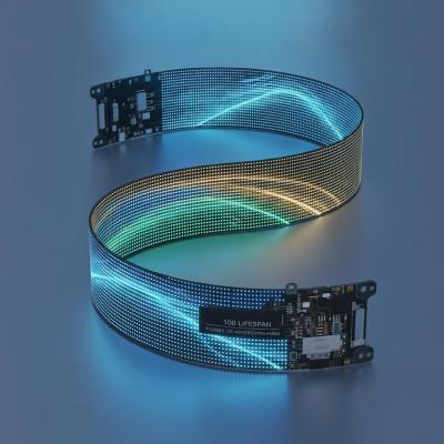 China 100 Lifespan Flexible LED Advertising Panel Utilizing SMD1010 Light Drive In One Offering Bright Displays and Flexible Mounting for sale